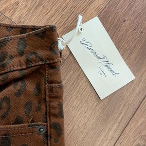 Universal Thread | Jeans | Universal Thread Leopard Print High Rise ...